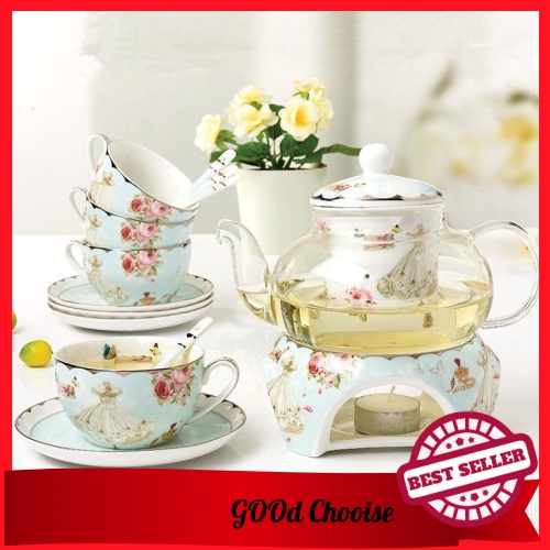 [ Local Ready Stocks ] Princess Style Tea Set European Design Teapot ...