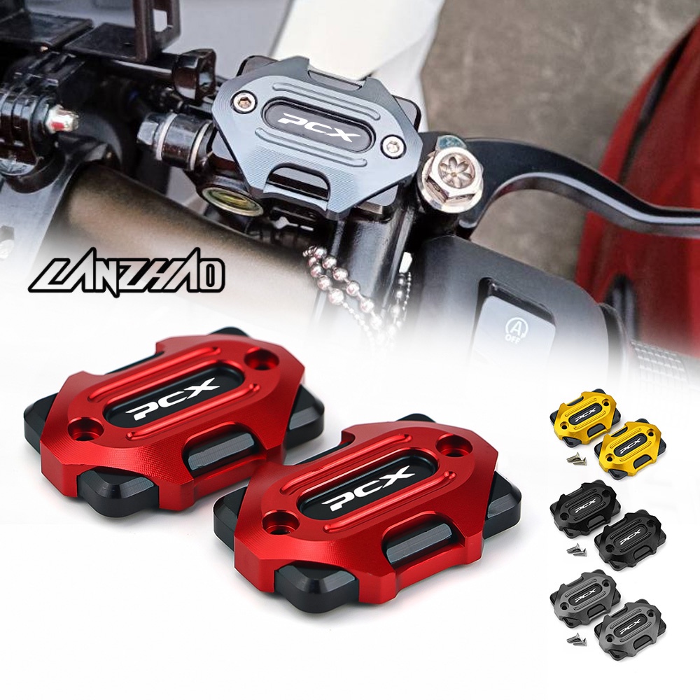 2 pieces for HONDA PCX150 PCX 160 Motorcycle CNC Brake Fuel Oil Cap ...