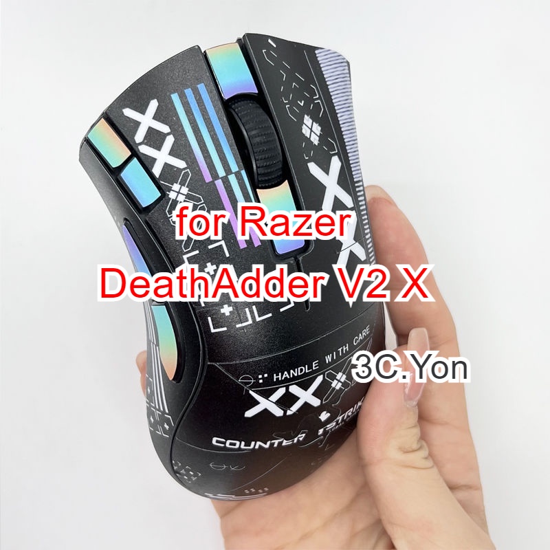 Mouse Skin for Razer DeathAdder V2 X HyperSpeed Set Sticker Matte Mouse ...