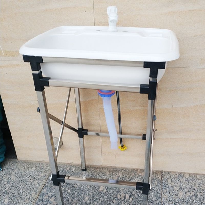 Plastic Basin with Foldable Stand / Sinki Plastik Rack Lipat Sink Rak ...