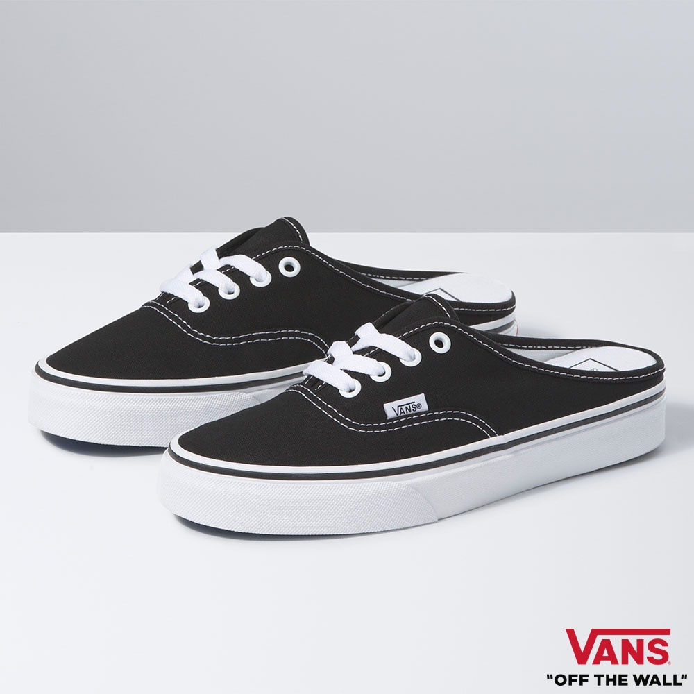 Vans Authentic Mule Sneakers Men (Unisex US Size) Black VN0A54F76BT1 ...