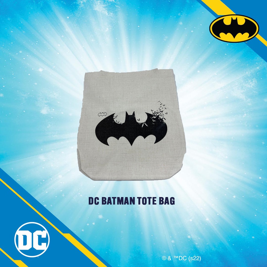 DC: Batman Linen Tote Bag (Bats) | Shopee Malaysia