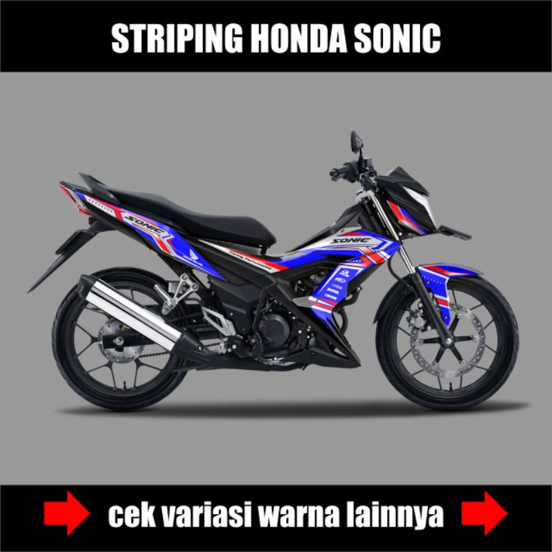 Honda Sonic 150R Variation Striping/Sonic 150R Motorcycle Sticker ...