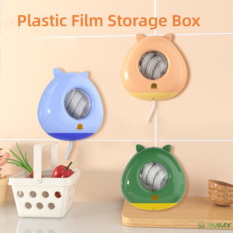 Plastic Wrap Storage Box Household Extractable Wall-Mounted Garbage Bag ...