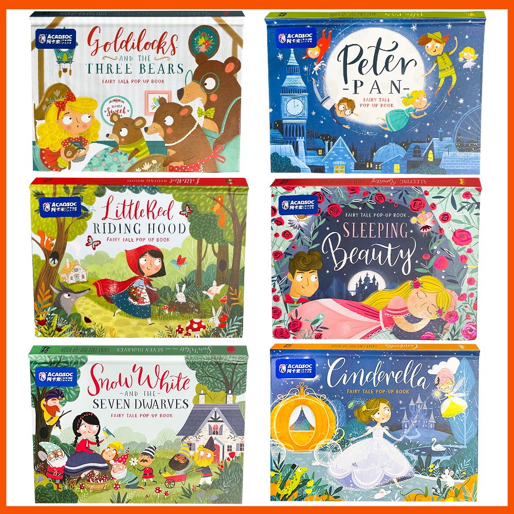 New Arrival Classic Fairy Tale Pop-Up Book Stories Interactive Board ...