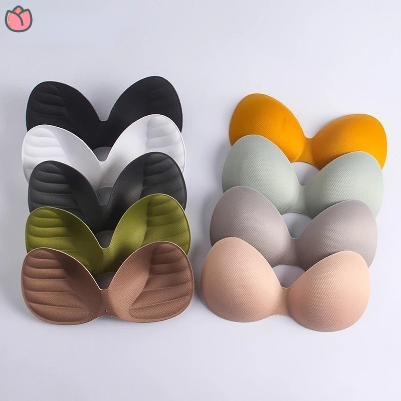 1Pc Foam Triangle Sponge Comfy Bra Pads Inserts Tops Sport Bra Swimsuit ...
