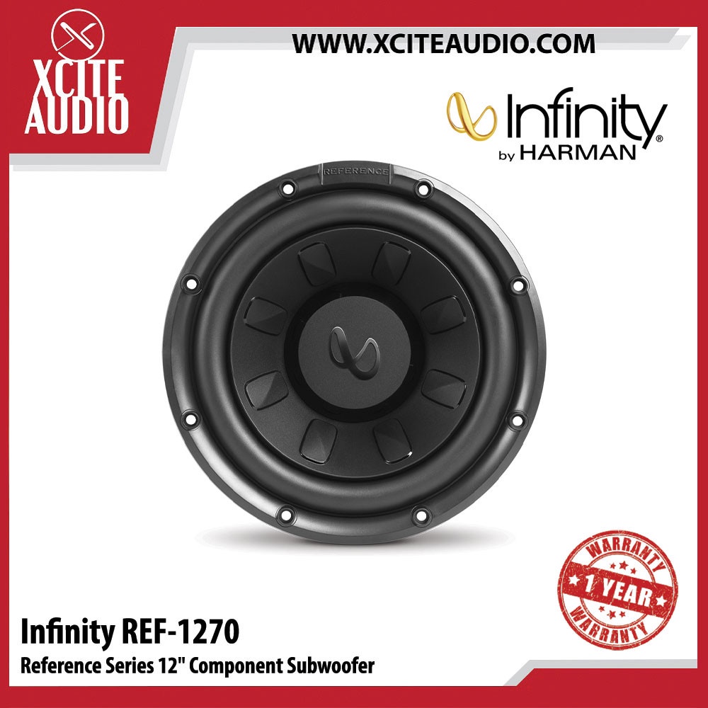 Infinity Reference REF-1270 Series 12" Component Subwoofer | Shopee ...
