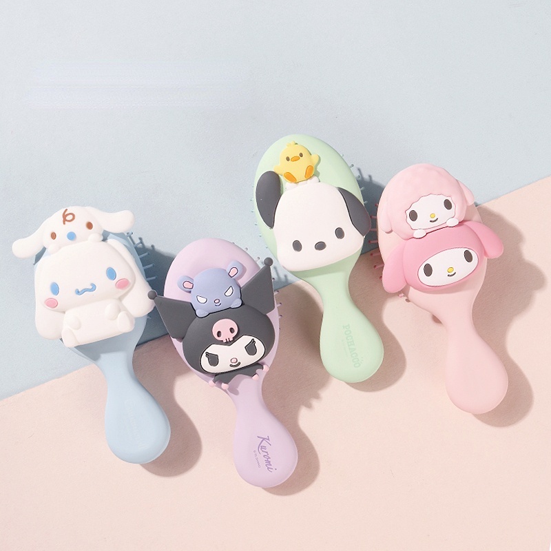 Sanrio x MINISO Hair Brush 3D Massage Portable Air Bag Comb | Shopee ...