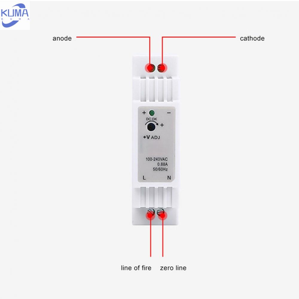 Rail Power Supply Ventilation Design 15W 5V 12V 15V 24V Din Rail Single Output | Shopee Malaysia