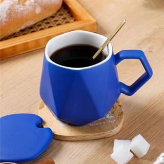 Ins Style Mug Gift Set For Coffee Drinks Office Tea Cup Simple Plain ...