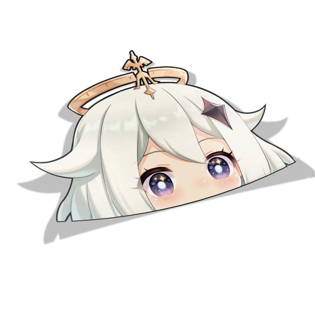Genshin Impact | Paimon | Peeker - Peek - Anime Vinyl Stickers NEW ...