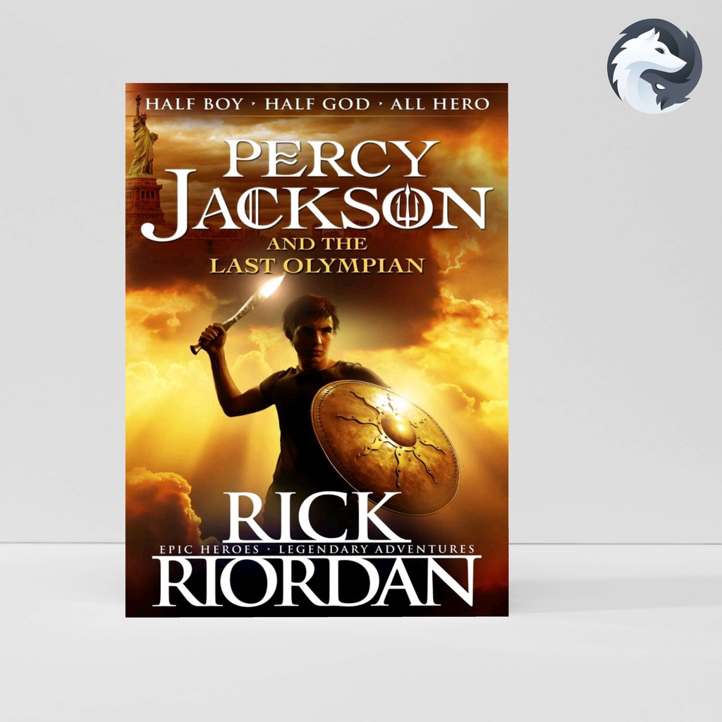 (Eng) Percy Jackson and The Olympians book series 1-5 Rick Riordian ...