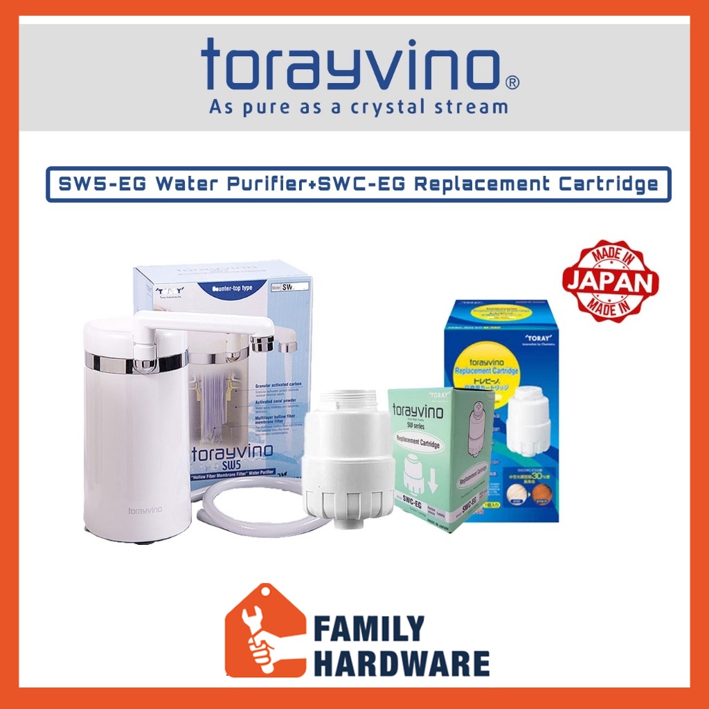 TORAYVINO TORAY SW5-EG COUNTER TOP WATER PURIFIER WATER FILTER SWC-EG ...