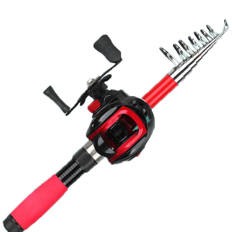 【🎣Tuan Memancing】New retractable lure fishing rod, small and light ...