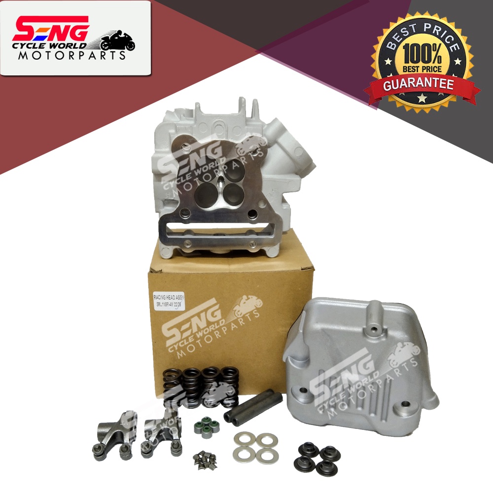 YAMAHA SRL115 FI RACING HEAD-4 VALVE (22 / 25MM) | Shopee Malaysia