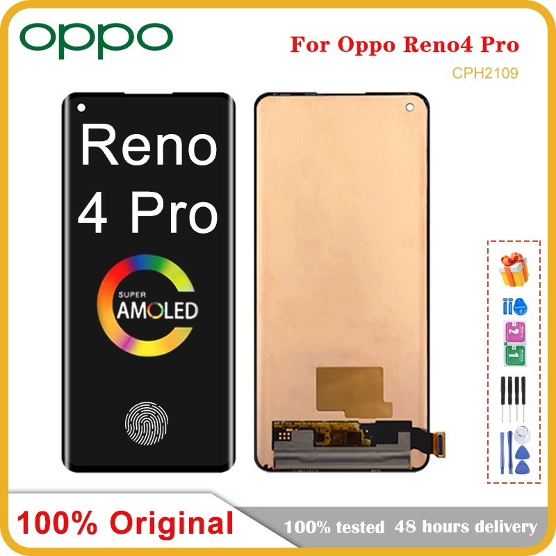 6.5 "; Original For Oppo Reno4 Pro LCD Display Touch Screen Digitizer Assembly Reno 4 CPH2109 ...