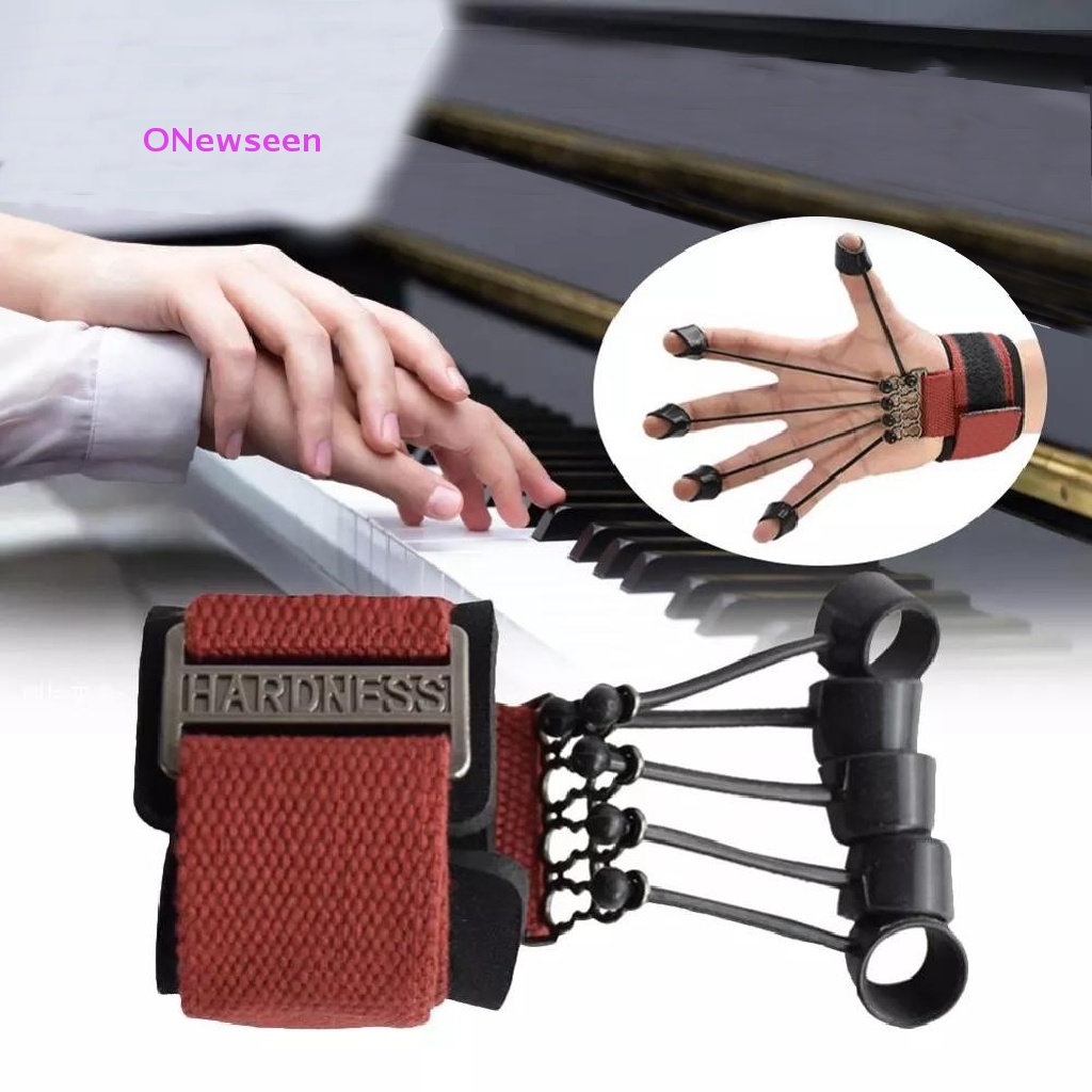 ONew Finger Gripper Strength Trainer Hand Yoga Resistance Band Finger ...