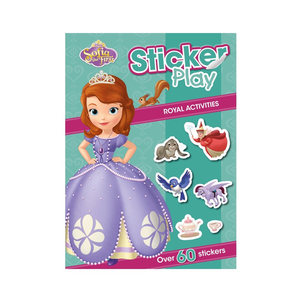 Disney Sofia the First Activity Book Sticker Play for Kids with Over 60 ...