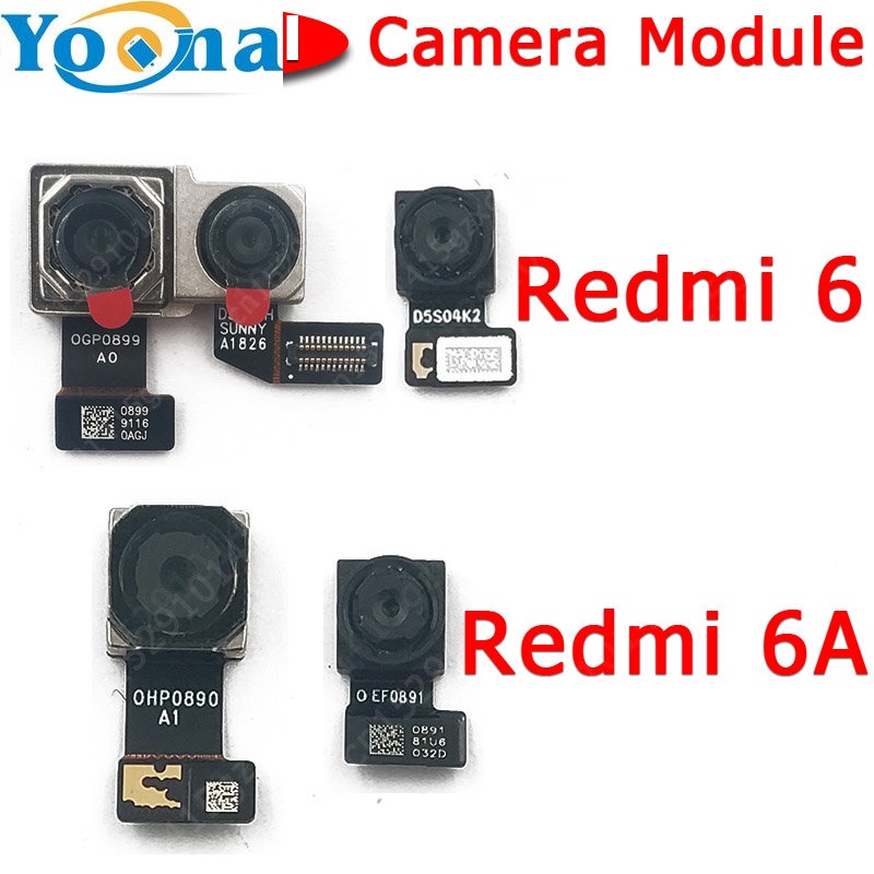 Original Front Rear View Back Camera For Xiaomi Redmi 6 6A Main Facing ...