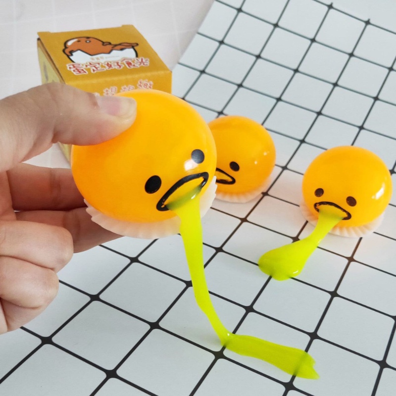 Egg yolk vomiting, disgusting simulated egg yolk toylk | Shopee Malaysia