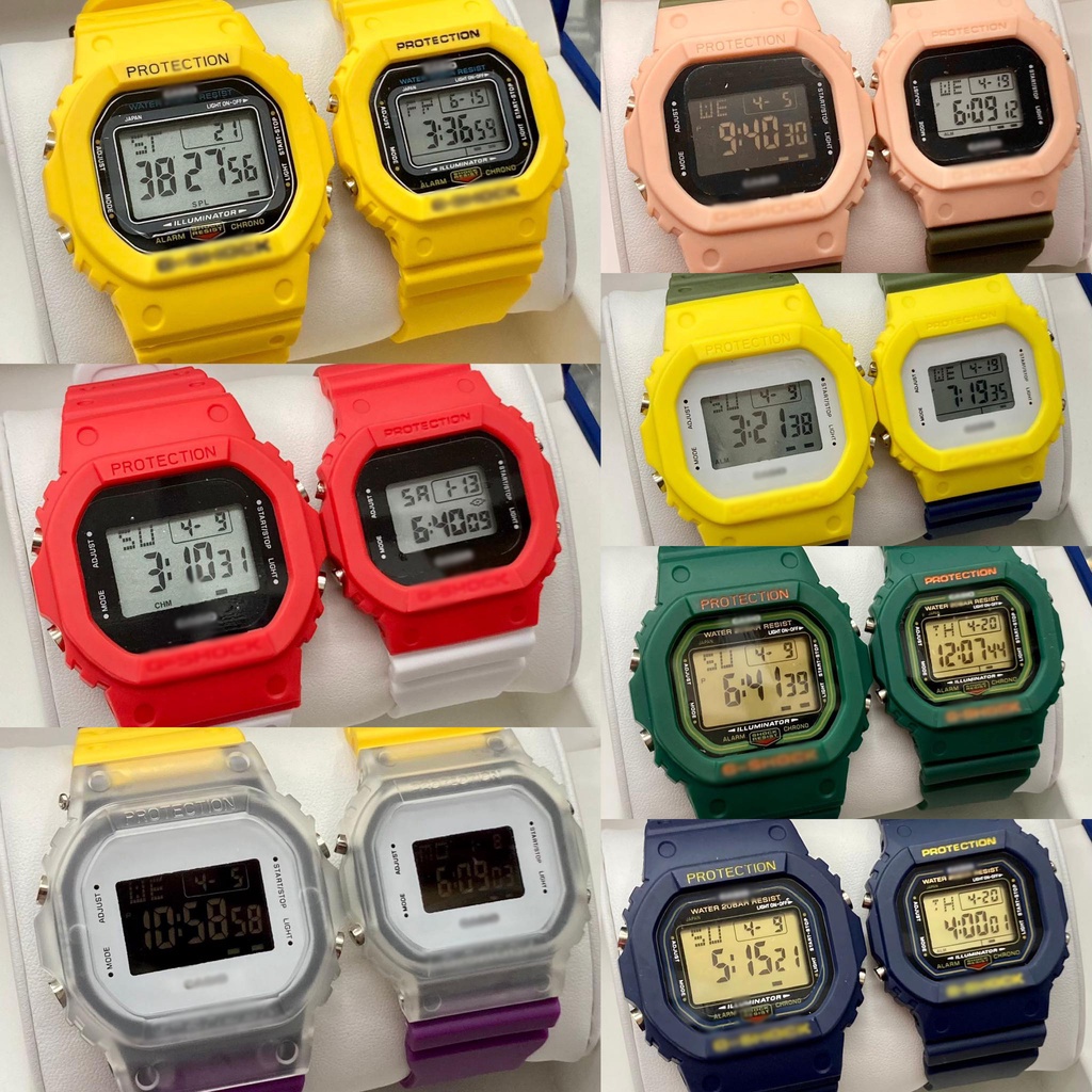 GS Couple Petak Square 5600 GA110 | Shopee Malaysia