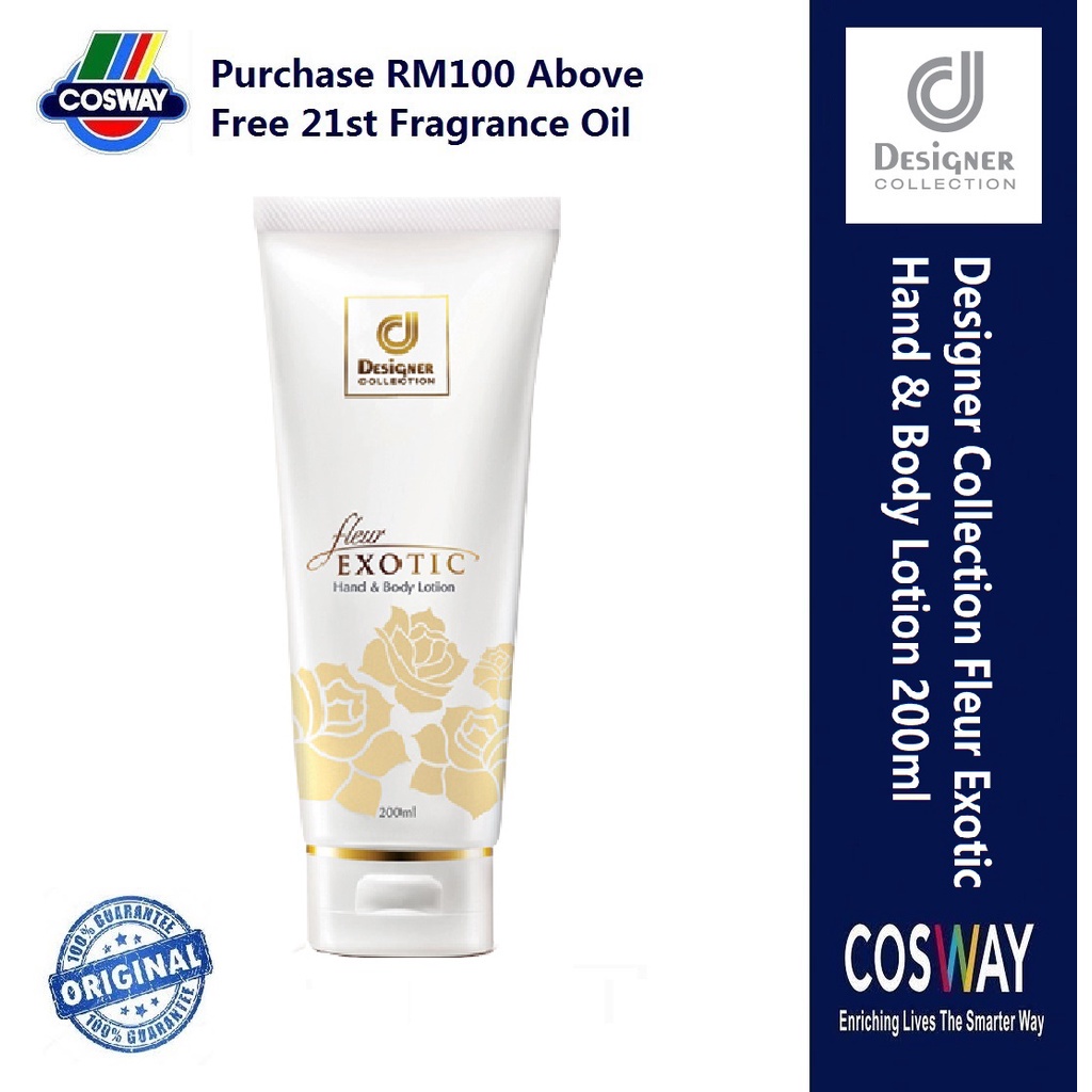 COSWAY Designer Collection Fleur Exotic Hand & Body Lotion 200ml ...