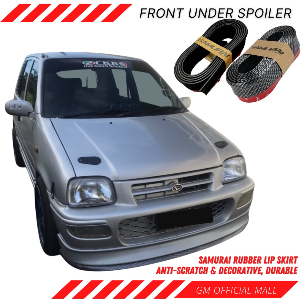 PERODUA KANCIL CAR SAMURAI LIP Front Rear Side Bumper Lip Skirt ...