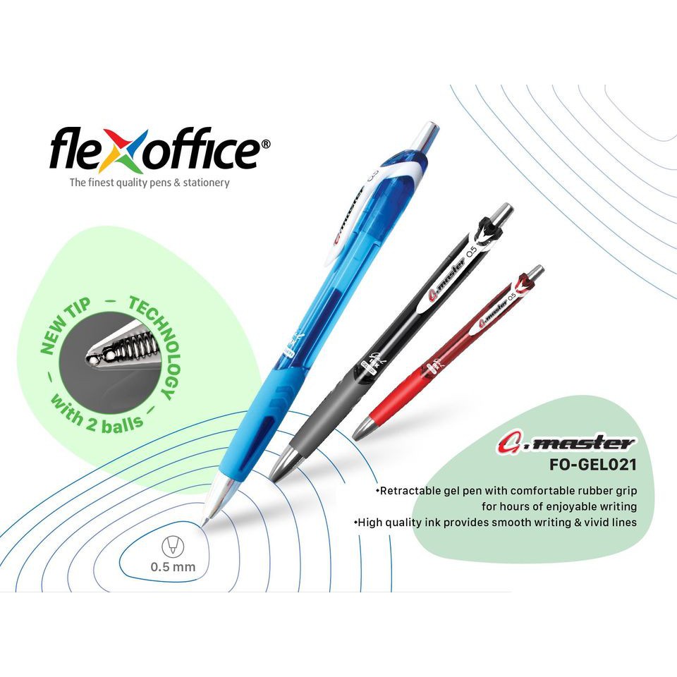 Flexoffice G.master Gel Pen (per box) | Shopee Malaysia