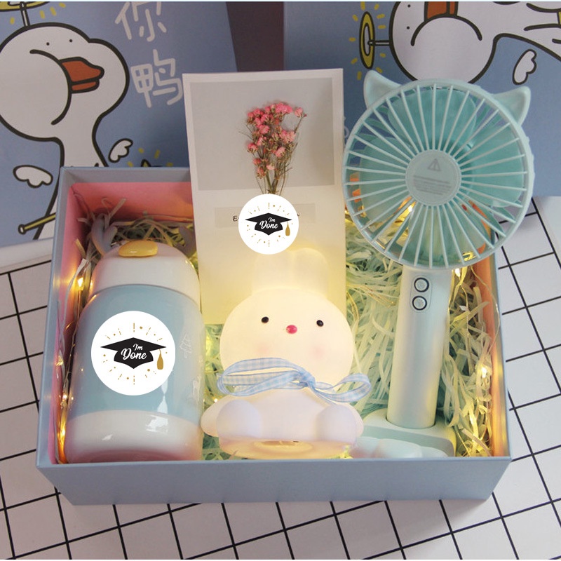 500pcs/roll Congratulation Graduation Gift Sticker Self-adhesive ...