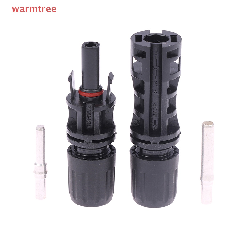 (warmtree) 5Pairs 1000V/1500V Male Female 30/45A Solar Panel Branch Connectors for PV Cable ...