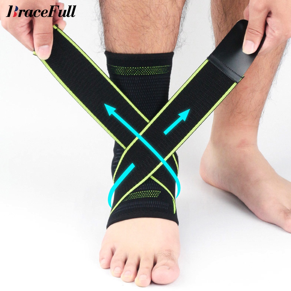 2Pcs/Pair Ankle Brace for Plantar Fasciitis - Ankle Wrap Heel Brace for ...