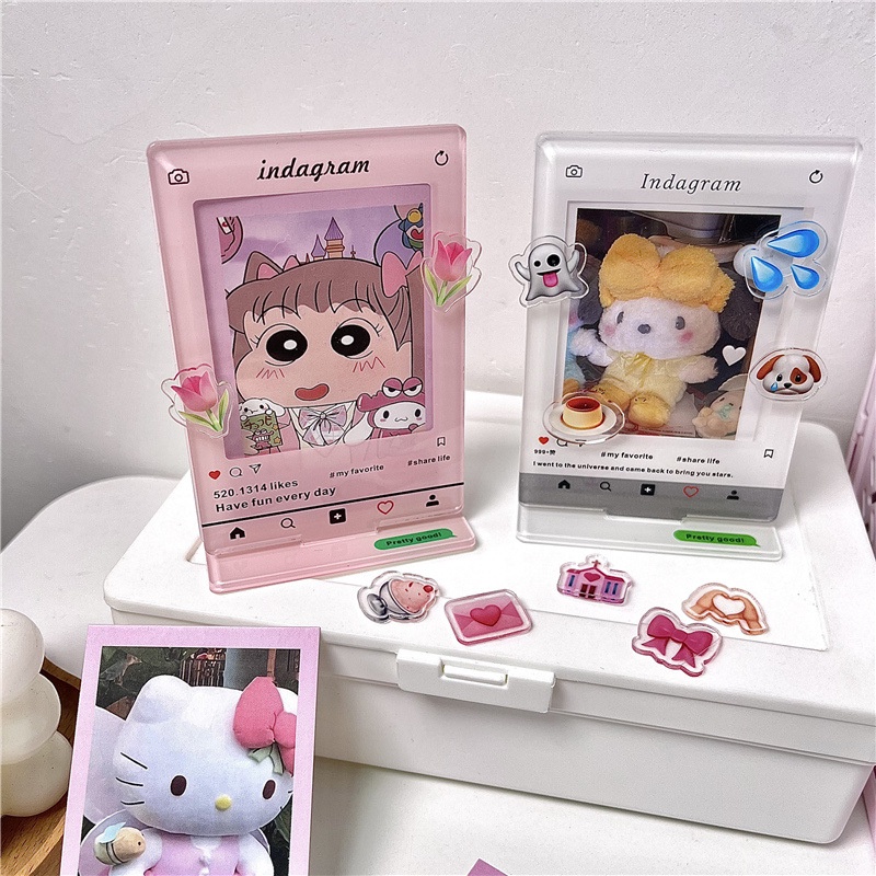 10Pcs/Set of 3-inch Frame Decorative Tables Idol Acrylic Photo Frame ...