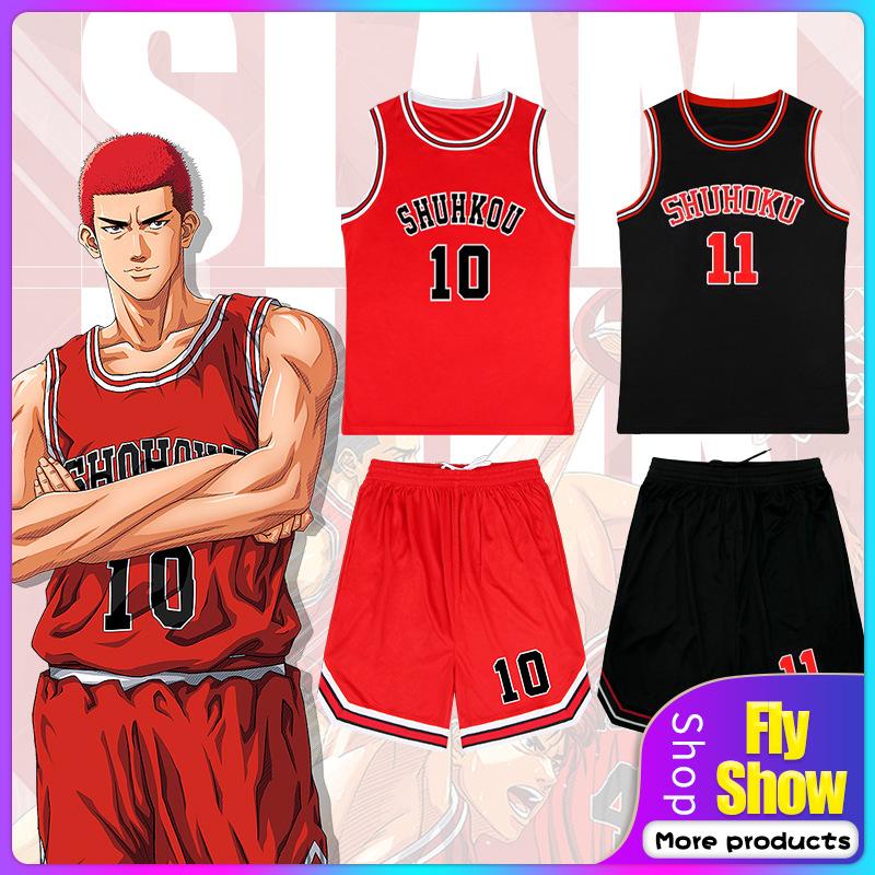 Slam Dunk Cosplay Kaede Rukawa Sakuragi Hanamichi Cosplay Costume Anime ...
