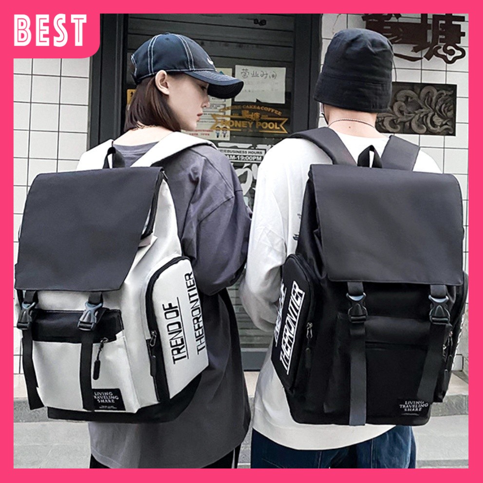 B144 Korean High Capacity Unisex Travel Beg Galas Laptop Backpack ...