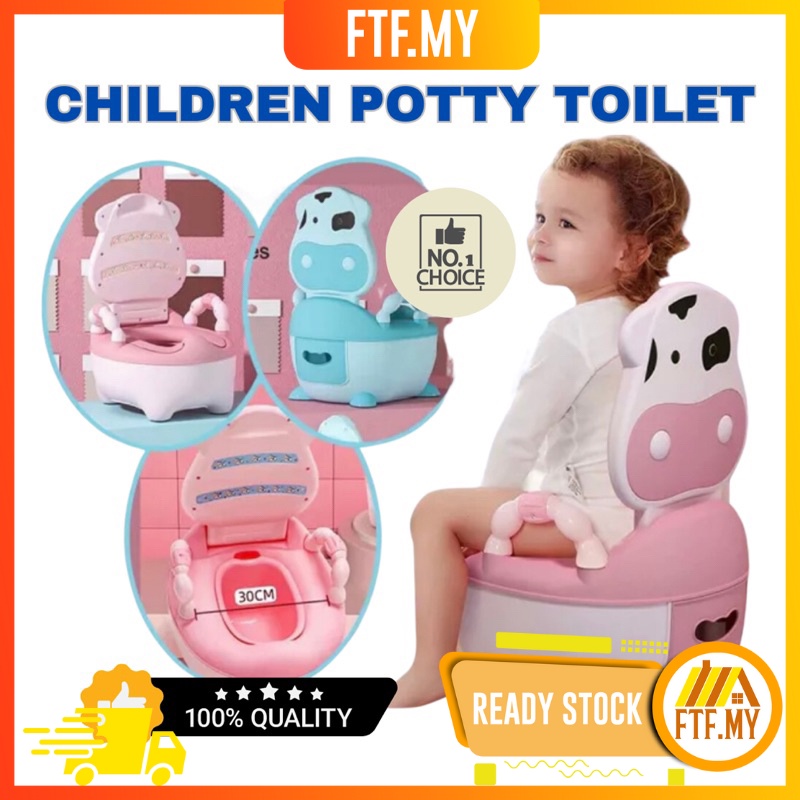 Children Pot Cute Baby Potty Kids Potty Toilet Training Seat Portable ...