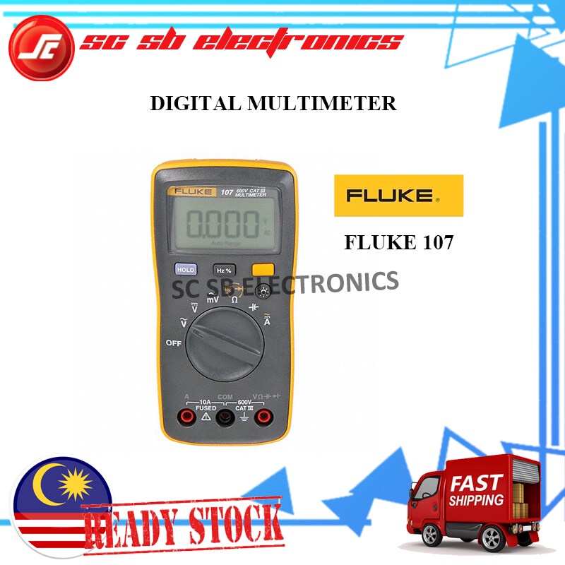 NEW FLUKE 107 DIGITAL MULTIMETER | Shopee Malaysia