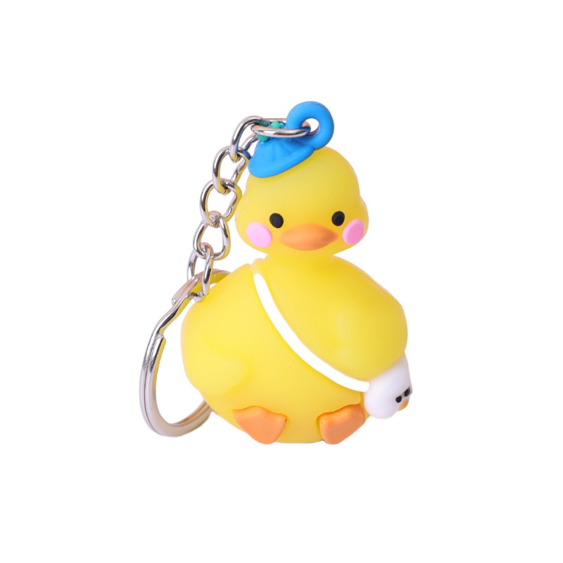 [ Featured ] Happy Duckling couple Doll Keychain / Cute Duck Doll Car ...