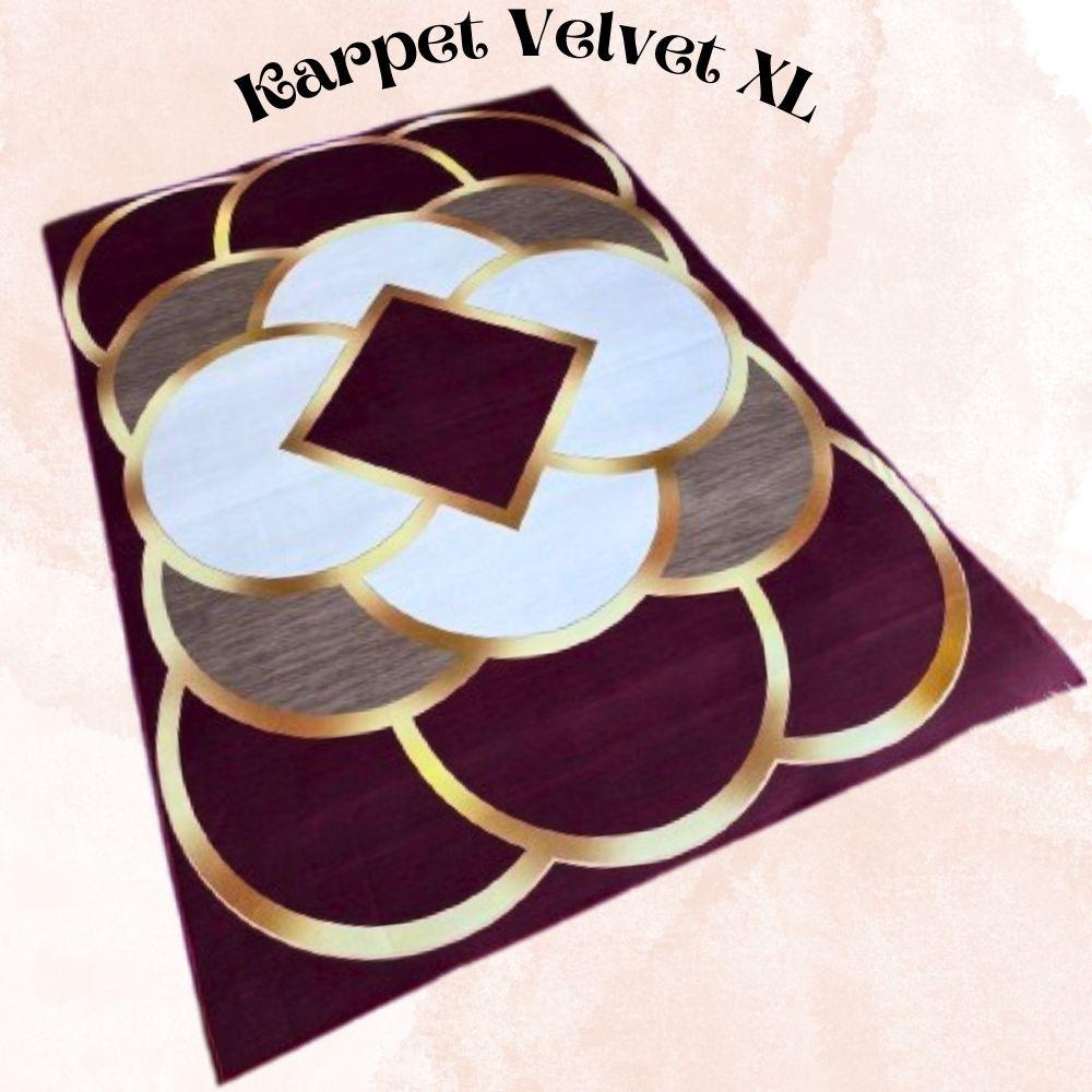 Karpet Velvet Ikea Design XL (130CM X 180CM +/-) Living Room surau ...