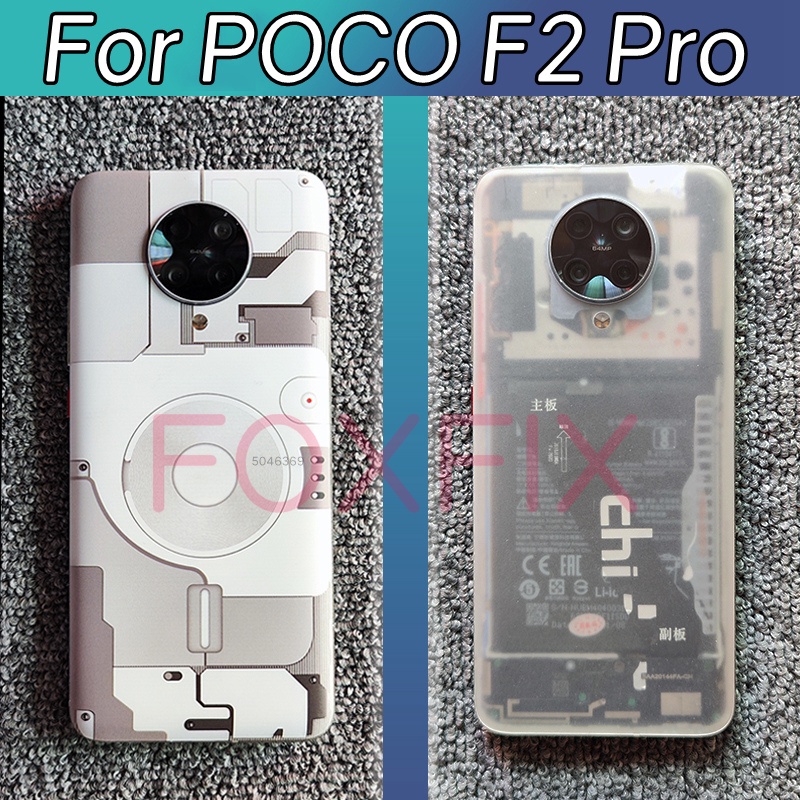 Plastic Back Cover For Xiaomi Poco F2 Pro Battery Door Panel Rear ...