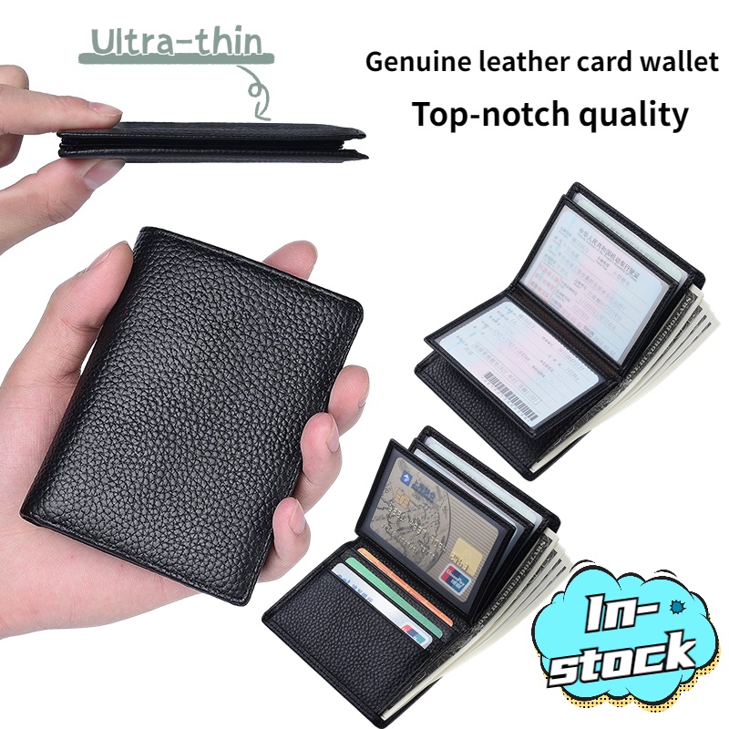 Ultra-thin Driver License Card Holder Pu Leather Business ID Pass ...