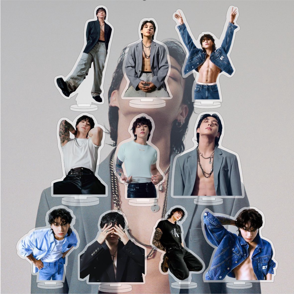 Kpop Jung Kook Solo Album New Acrylic Double-sided Stand-up Table ...