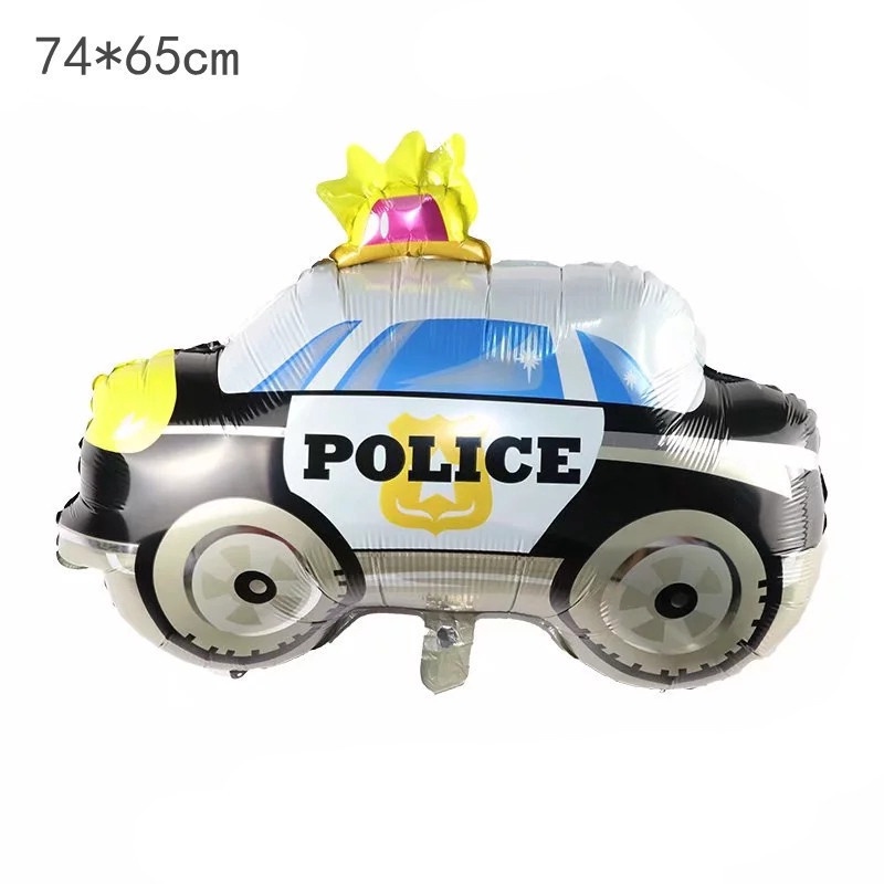 Transport foil balloon train tank police car fire truck ambulance ...