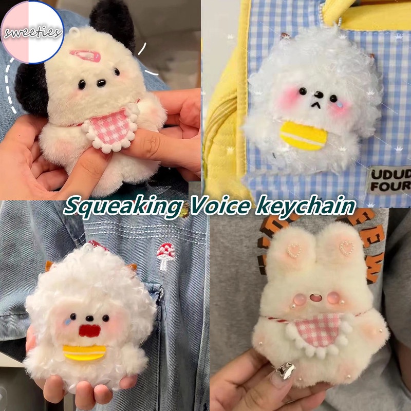 Tiktok Funny Squeaking Voice Pacha Dog rabbit sheep plush Doll pendant ...