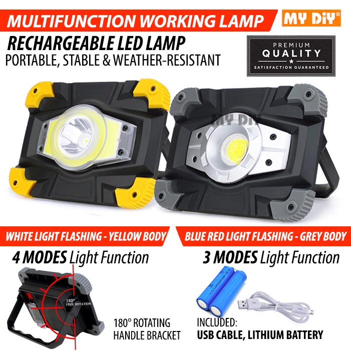 MYDIYHOMEDEPOT - MULTIFUNCTION WORKING LAMP MODEL / EMERGENCY LIGHT ...