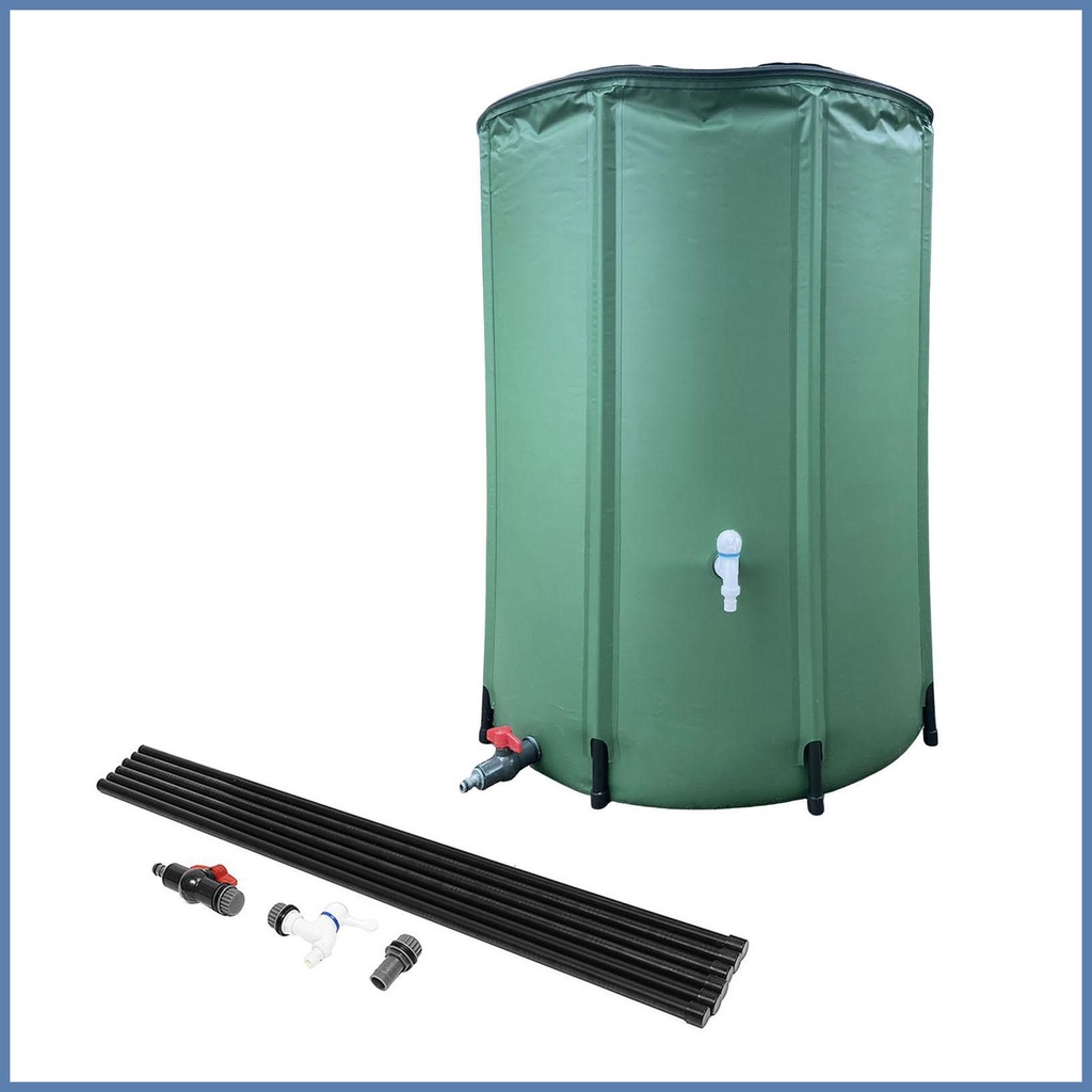 Foldable Water Storage Tank Rain Barrel Portable Rainwater Collection ...