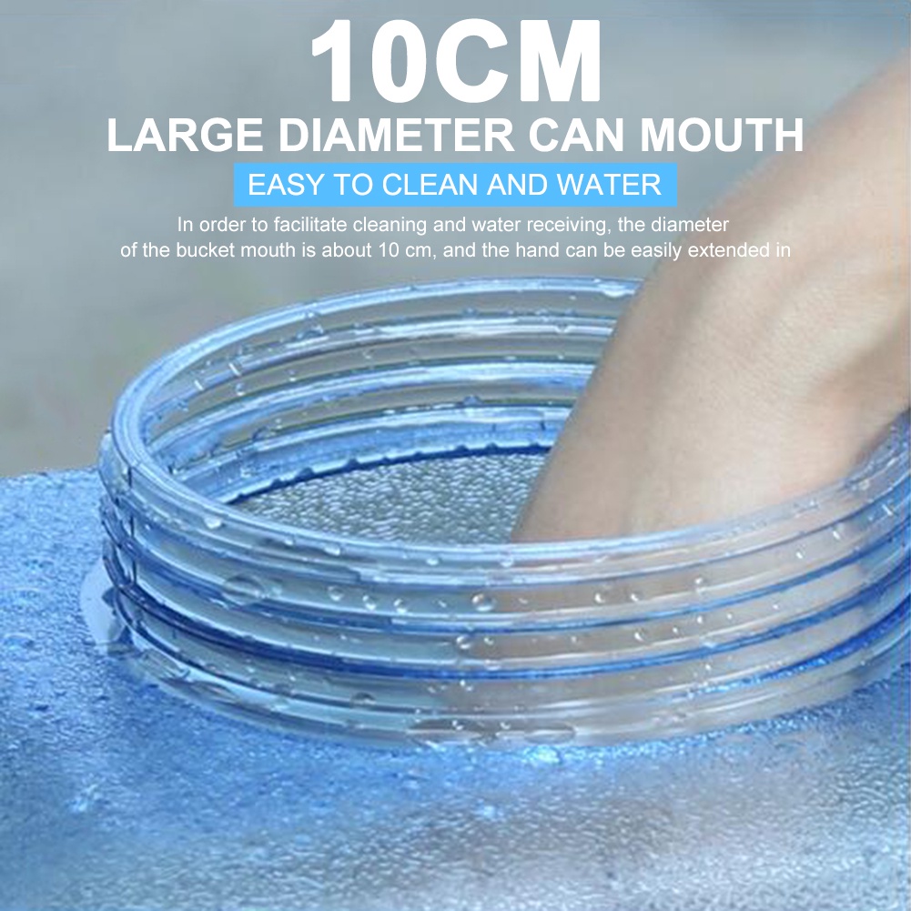 5.5/8/10/12/15L Capacity Outdoor Water Bucket Portable Cube Water Tank ...