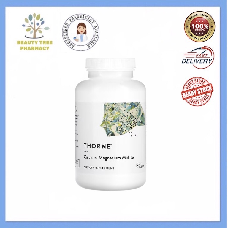 Thorne Calcium-Magnesium Malate 240 Capsules | Shopee Malaysia