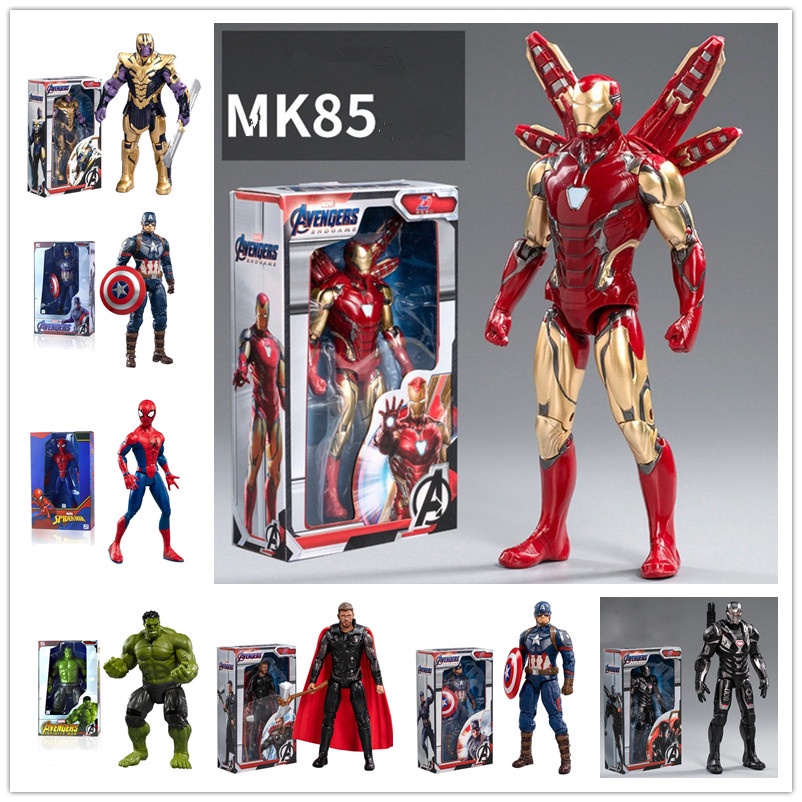 Avengers Iron Man Spider-Man Thanos Hulk War Machine Thor Captain ...
