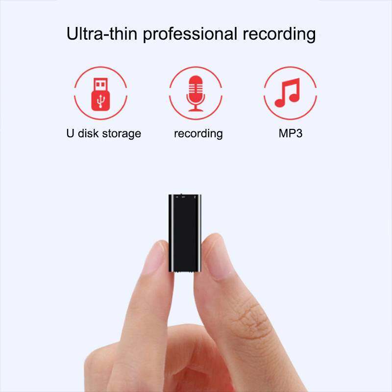 Smallest Mini USB Pen Voice Activated 16/32GB Digital Dictaphone Audio ...