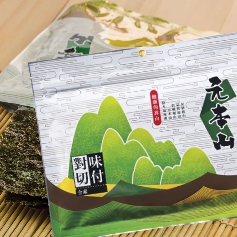 LianHwa Motomoto mountain cut seaweed / 联华 元本山 对切海苔(原味) ( 29 g / 1 ...